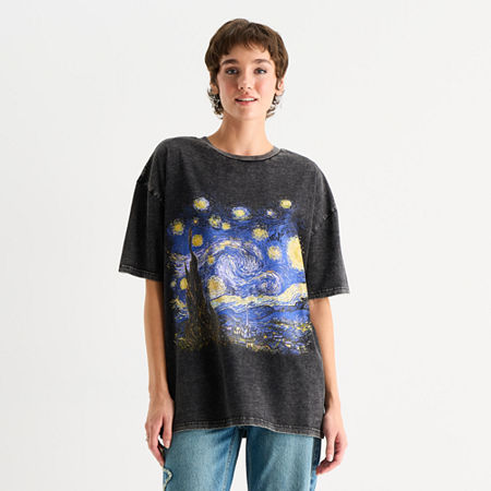 Click here for New World Starry Night Oversized Tee Womens Junior... prices