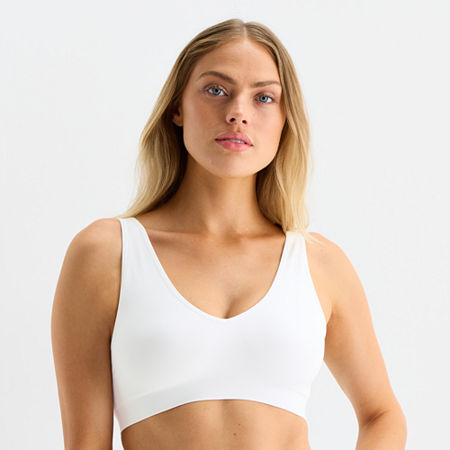 Click here for Ambrielle Seamless Womens Light Support Bralette 3... prices