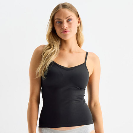 Click here for Ambrielle Seamless Shapewear Camisole  Medium  Bla... prices
