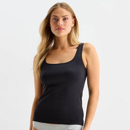Click here for Ambrielle Seamless Shapewear Camisole  Medium  Bla... prices