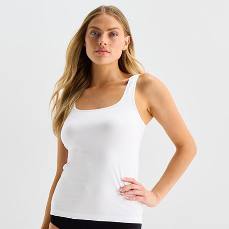 Click here for Ambrielle Seamless Shapewear Camisole  Medium  Whi... prices