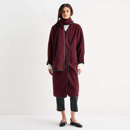Click here for Worthington Womens Midweight Coat  Medium  Red prices