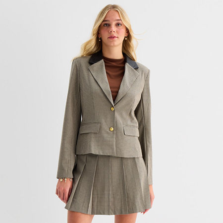 Click here for by&by Womens Plaid Fitted Juniors Blazer  Small  B... prices