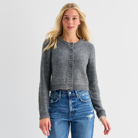 Click here for Arizona Womens Long Sleeve Button Juniors Cardigan... prices