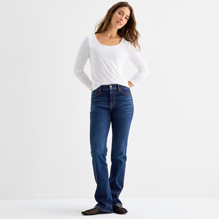 Click here for a.n.a Womens High Rise Bootcut Jean  20 Petite  Bl... prices