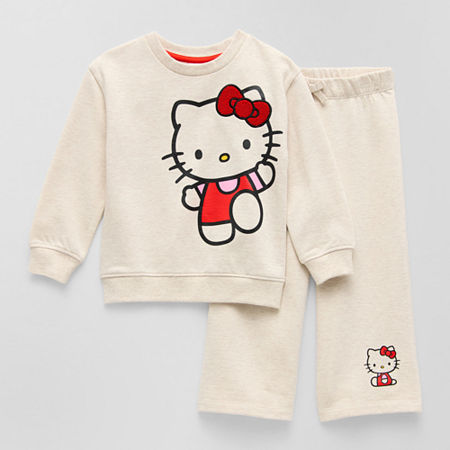 Click here for Toddler Girls 2-pc. Hello Kitty Pant Set  5t  Beig... prices