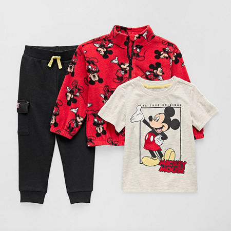 Click here for Toddler Boys Mickey Mouse 3-pc. Pant Set  5t  Red prices