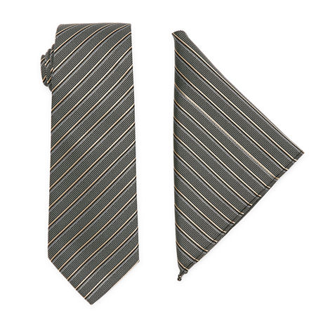 Click here for Shaquille ONeal XLG Striped Tie Set  One Size  Bro... prices