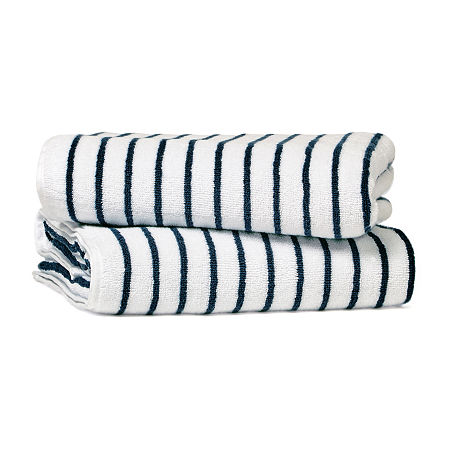 Click here for ienjoy Home Cabana Stripe Cotton 2-Pack Beach Towe... prices