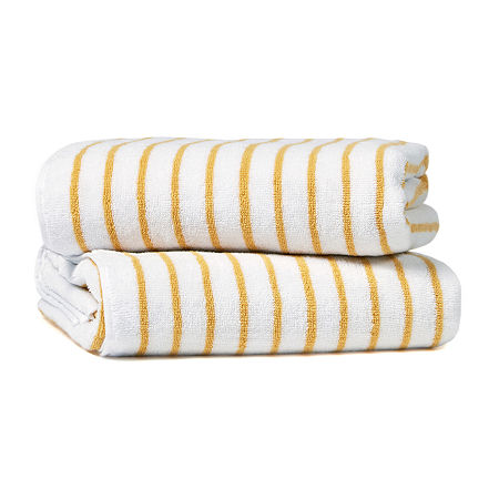Click here for ienjoy Home Cabana Stripe Cotton 2-Pack Beach Towe... prices