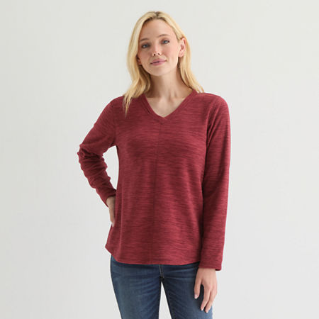 Click here for St. Johns Bay Womens V Neck Polar Fleece Long Slee... prices