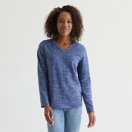 Click here for St. Johns Bay Womens V Neck Polar Fleece Long Slee... prices