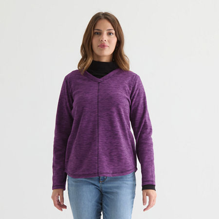 Click here for St. Johns Bay Womens V Neck Polar Fleece Long Slee... prices