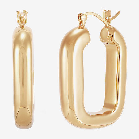 Click here for Silver Addiction Womens 14K Gold Over Silver Hoop... prices