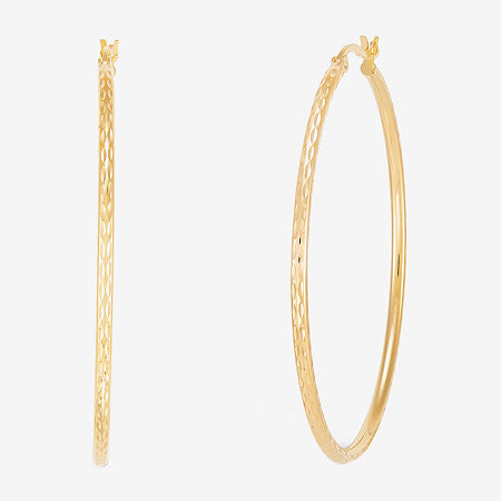 Click here for Silver Addiction Womens 14K Gold Over Silver Hoop... prices