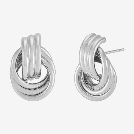 Click here for Silver Addiction Sterling Silver 14mm Stud Earring... prices