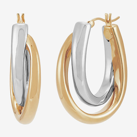Click here for Silver Addiction Womens 14K Two Tone Gold Over Sil... prices