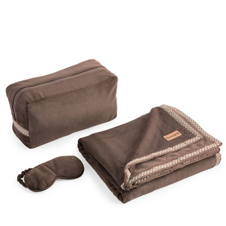Click here for Bearpaw Coco Plush 3-pc. Throw Travel Set  One Siz... prices