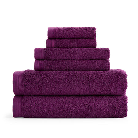 Click here for Home Expressions Solid & Stripe Bath Towel  One Si... prices