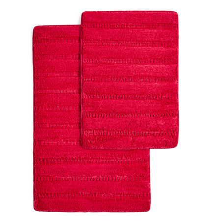 Click here for Home Expressions 2-pc. Bath Rug Set  One Size  Red prices