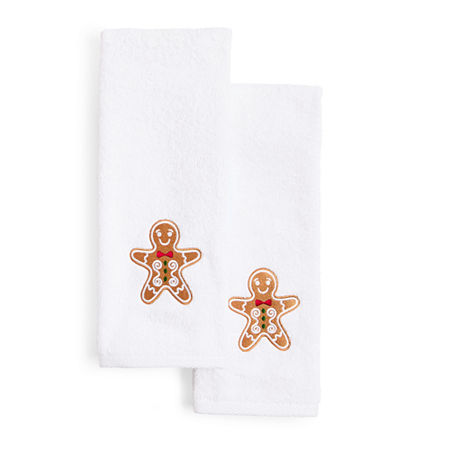 Click here for Avanti Gingerbread 2-pc. Embellished Hand Towel  O... prices