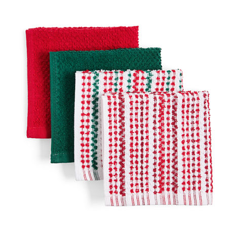 Click here for North Pole Trading Co. Holiday Stripe 4-pc. Dish C... prices