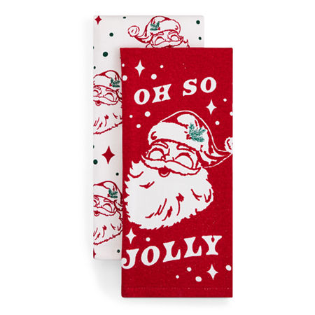 Click here for North Pole Trading Co. Jolly Santa 2-pc. Kitchen T... prices