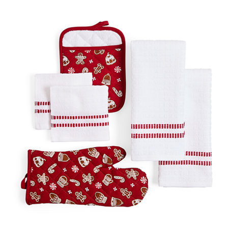 Click here for North Pole Trading Co. Red Holiday Kitchen 6-pc. T... prices