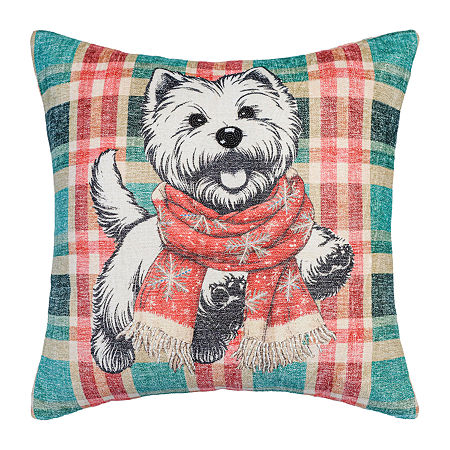 Click here for Vibhsa Vibhsa Holiday Reverie Christmas Dog Pillow... prices