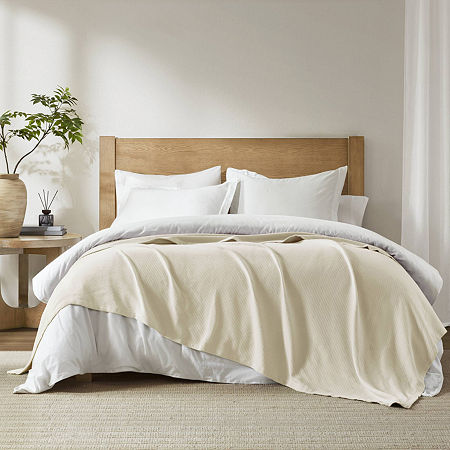 Click here for Madison Park Liquid Cotton Blanket  King - Ivory prices