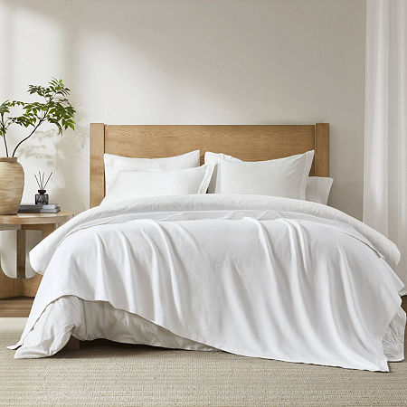 Click here for Madison Park Liquid Cotton Blanket  King - White prices