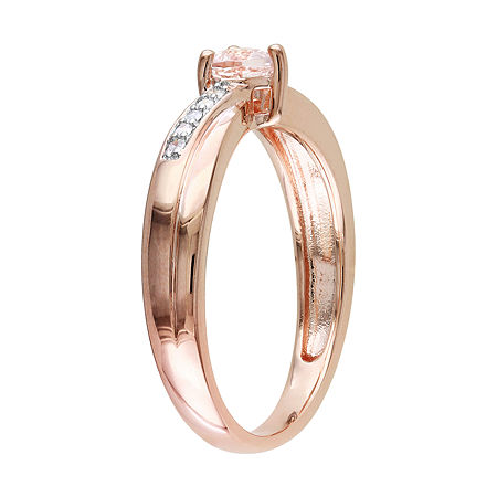 Click here for Genuine Morganite & Diamond-Accent Heart-Shaped Ri... prices