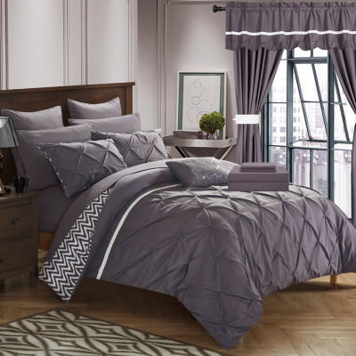 Chic Home Jacksonville 20-pc. Midweight Reversible Comforter Set-JCPenney