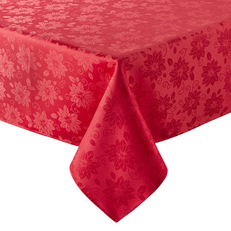 Click here for Homewear Holiday Red Jacquard Tablecloth  One Size... prices