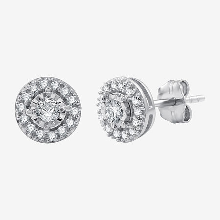 Click here for 1/4 CT. T.W. Lab Grown White Diamond Sterling Silv... prices