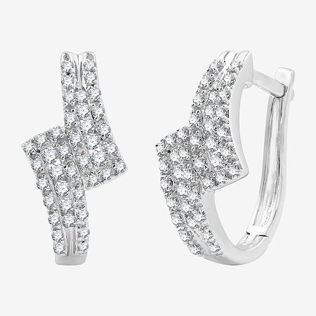 Click here for Womens 1/2 CT. T.W. Lab Grown White Diamond Sterli... prices