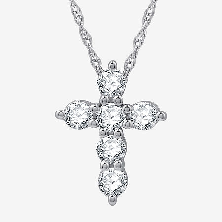 Click here for Womens 1/2 CT. T.W. Lab Grown White Diamond Sterli... prices