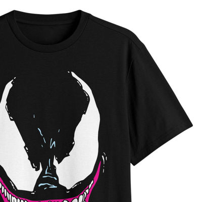 Mens Short Sleeve Venom Graphic T-Shirt, Color: Black - JCPenney