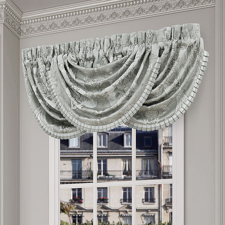 Click here for Queen Street Santina Rod Pocket Waterfall Valance... prices