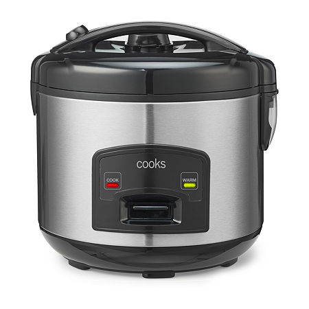 Click here for Cooks 14-cup Non-Stick Rice Cooker  One Size  Stai... prices