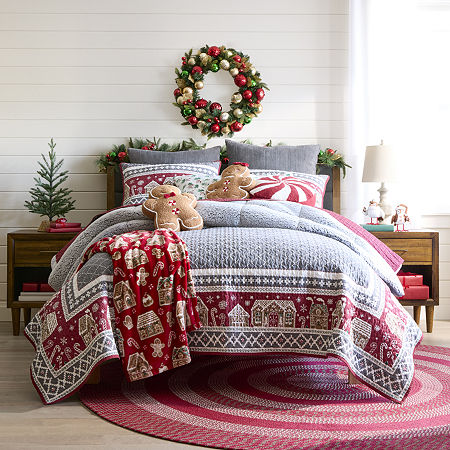 Click here for North Pole Trading Co. Gingerbread House Quilt Set... prices