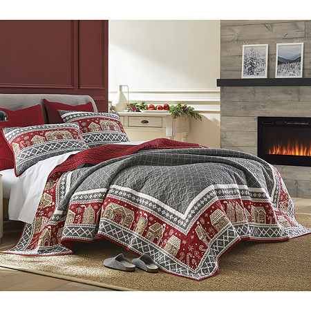 Click here for North Pole Trading Co. Gingerbread House Quilt Set... prices