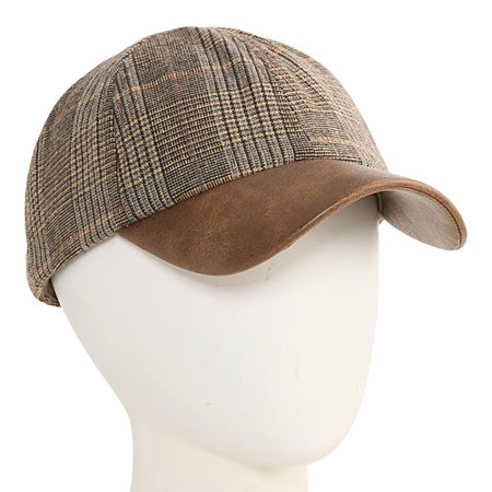Click here for Mixit Plaid Womens Baseball Cap  One Size  Brown prices