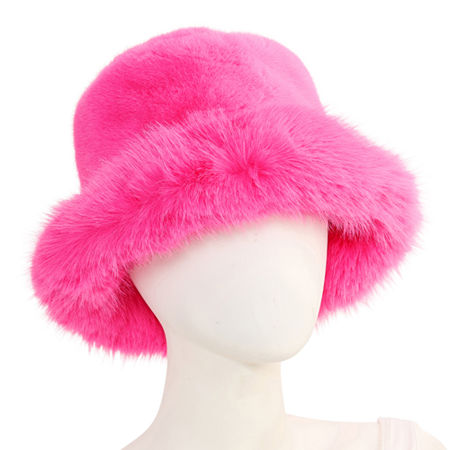 Click here for Mixit Faux Fur Womens Bucket Hat  One Size  Pink prices