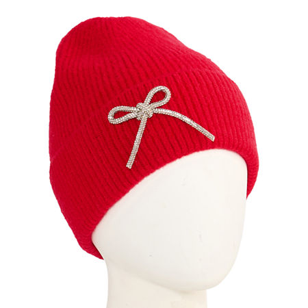 Click here for Mixit Embellished Womens Beanie  One Size  Red prices