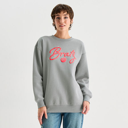 Click here for Bratz Embroidered Sweatshirt Womens Crew Neck Long... prices
