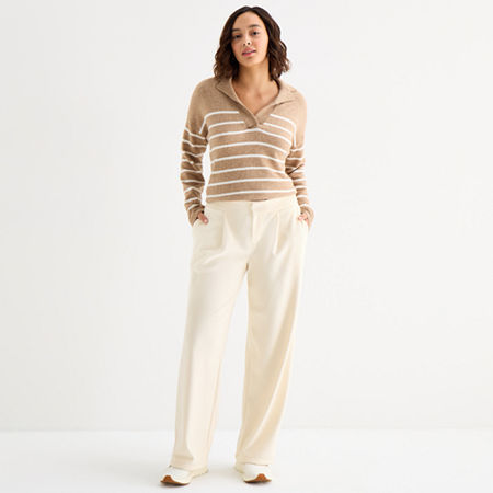 Click here for Stylus Womens Corduroy Wide Leg Trouser  Small  Wh... prices