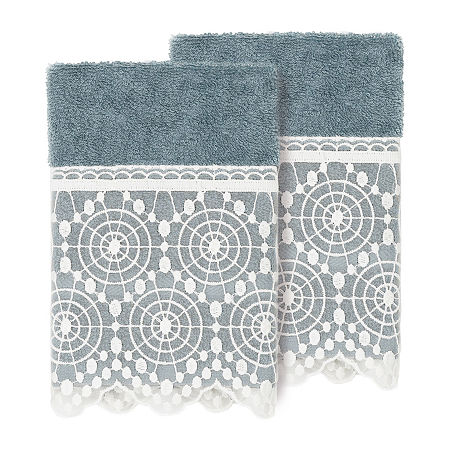 Click here for Linum Home Textiles Arian 2-pc. Embellished Washcl... prices