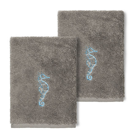 Click here for Linum Home Textiles Sofia 2-pc. Embellished Washcl... prices