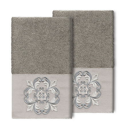 Click here for Linum Home Textiles Alyssa Embellished 2-pc. Embel... prices